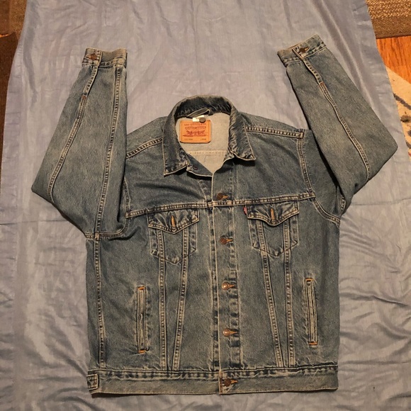 Levi's | Other | Vintage Levis Jacket Distressed Look Awesome | Poshmark